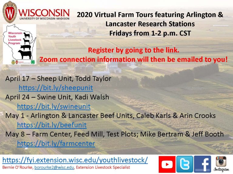 UW Virtual Farm Tours - Arlington and Lancaster Research Stations ...