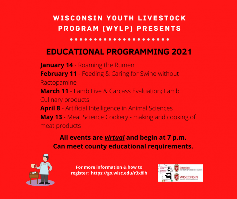 WYLP Animal Science Educational Offerings – Wisconsin Youth Livestock ...